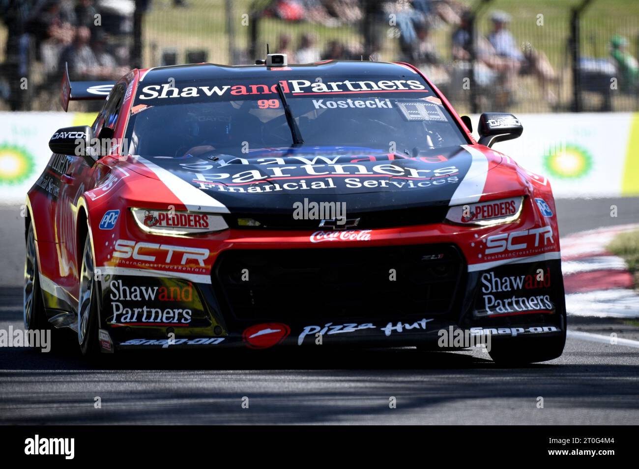 Bathurst, Australia. 07th Oct, 2023. David Russell drives the Coca-Cola ...