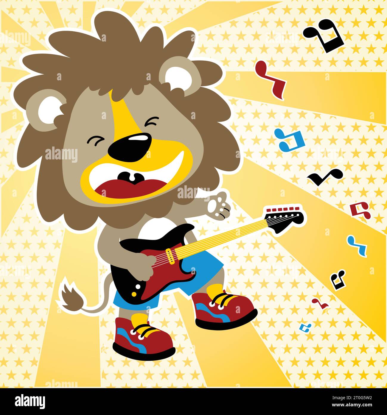 Little rockstar Stock Vector Images - Alamy