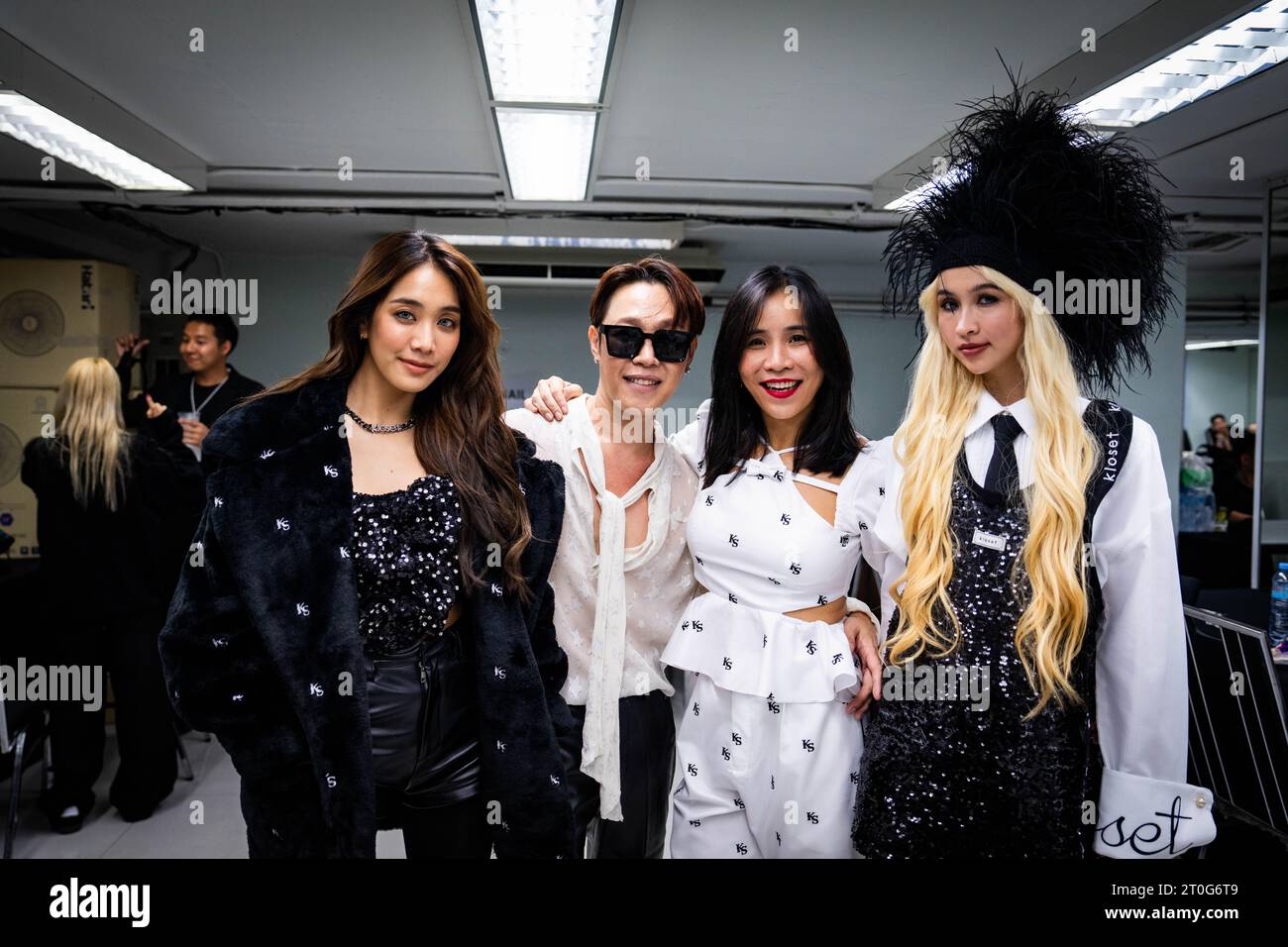Thailand. 06th Oct, 2023. Atitaya 'Mind' Tribudarak (L) and Hannah ...