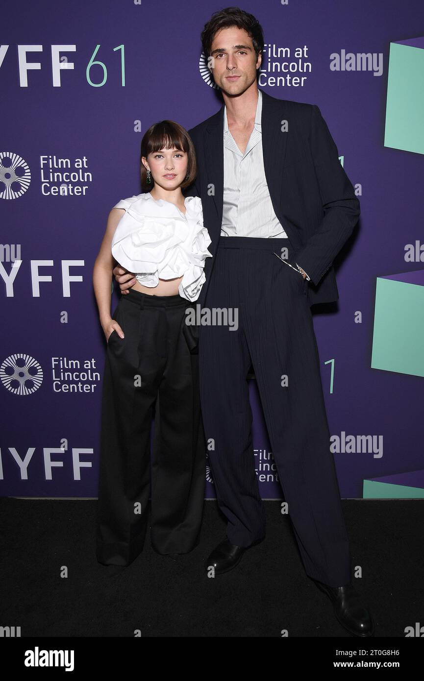 New York, USA. 06th Oct, 2023. (L-R) Cailee Spaeny and Jacob Elordi ...