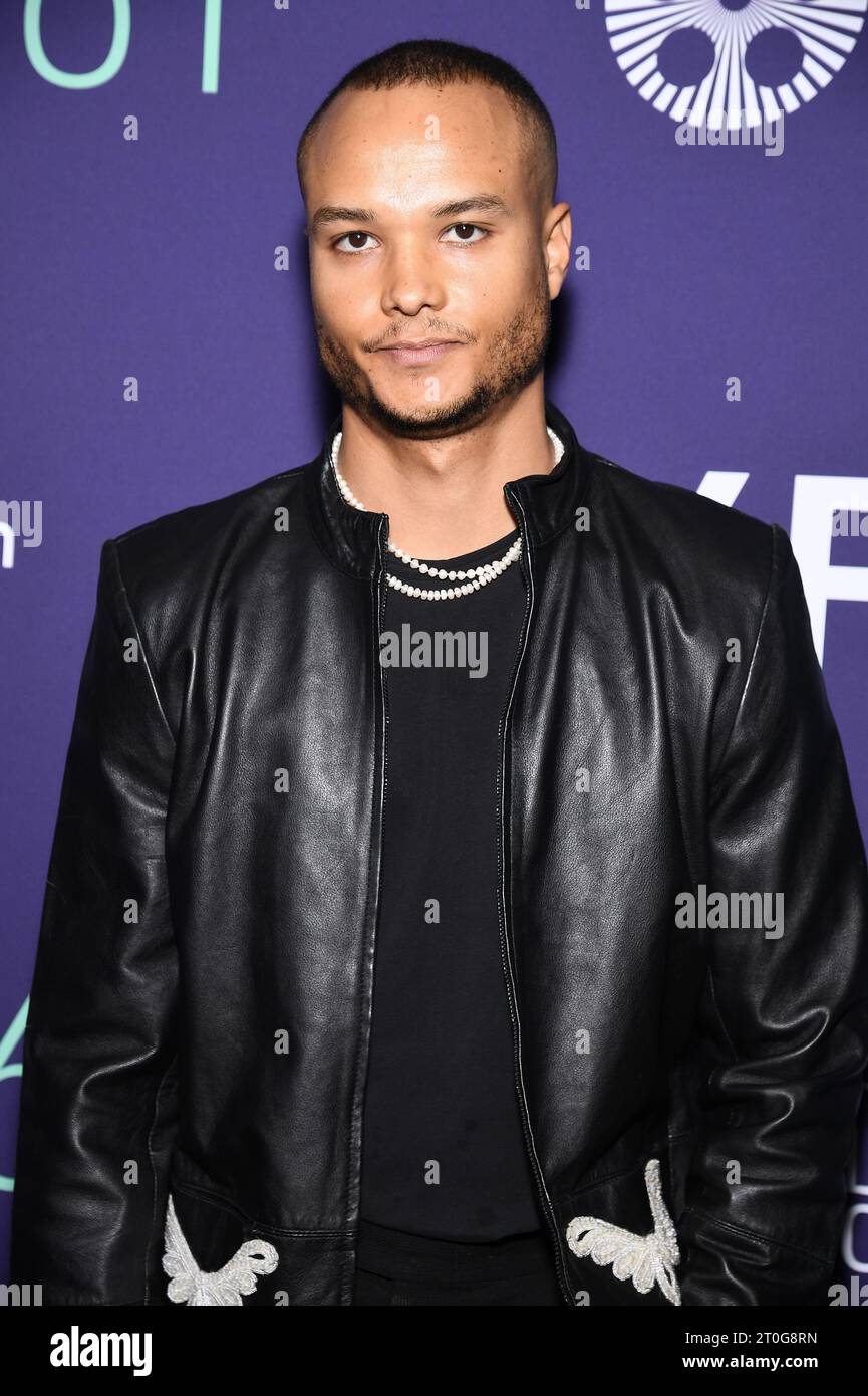 New York, USA. 06th Oct, 2023. Evan Annisette attends the red carpet ...