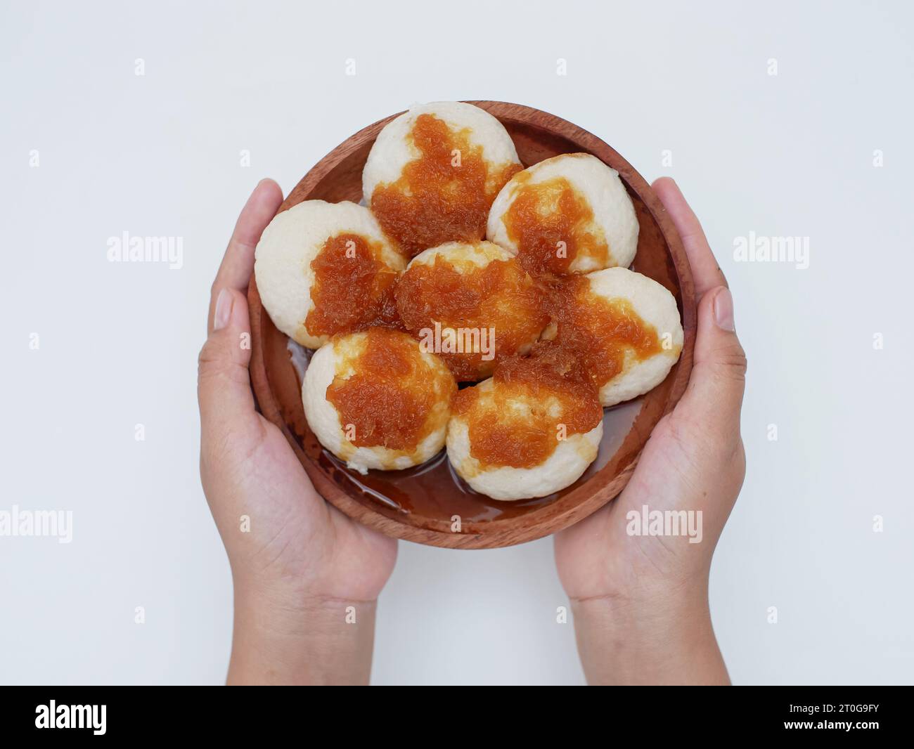 kue cimplo is a traditional Indonesian food usually eaten with brown ...