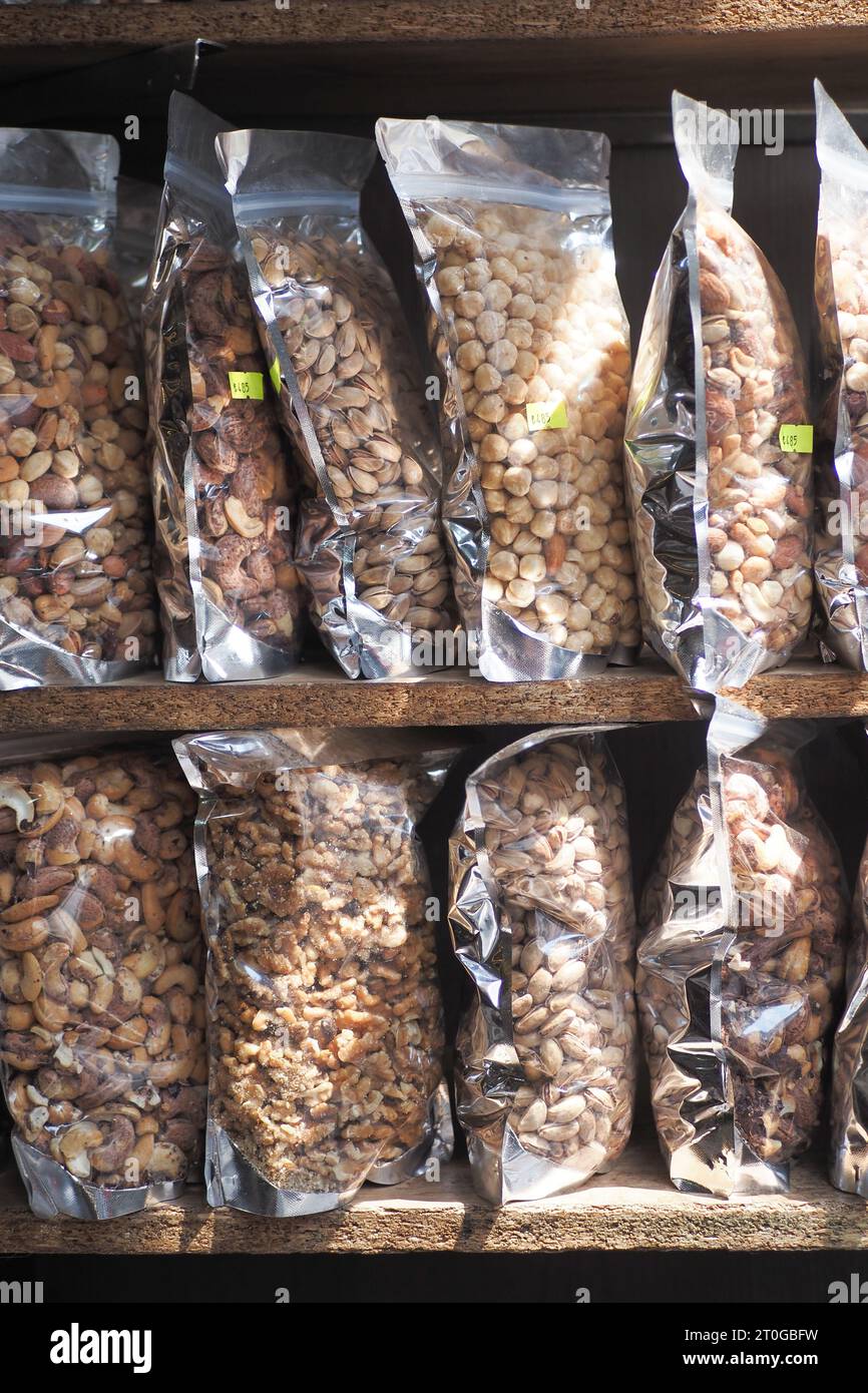 Packet of mixed nuts and fruits hi-res stock photography and images - Alamy