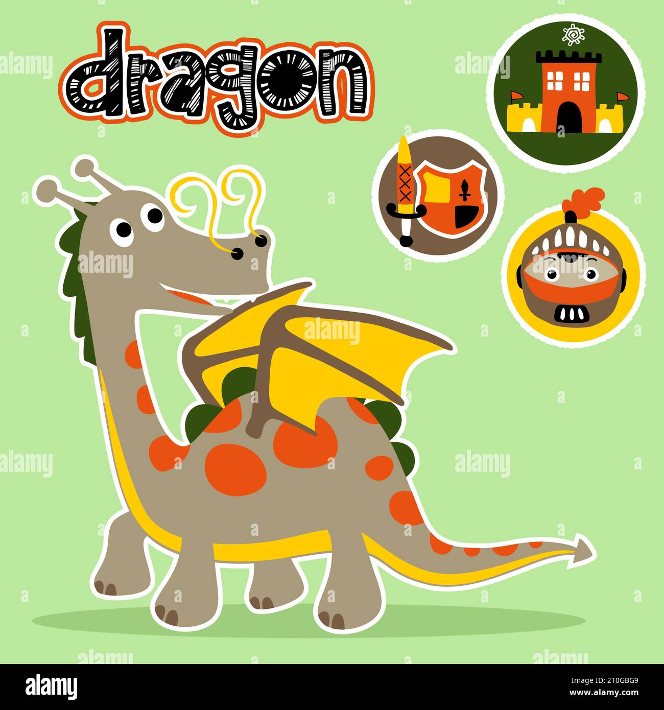 Funny illustration monster fictional character hi-res stock photography ...