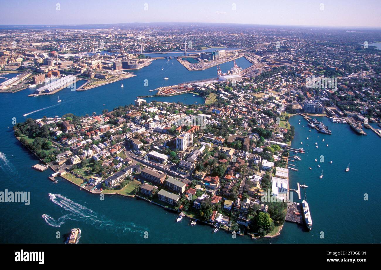 The Sydney suburb of Balmain Stock Photo - Alamy