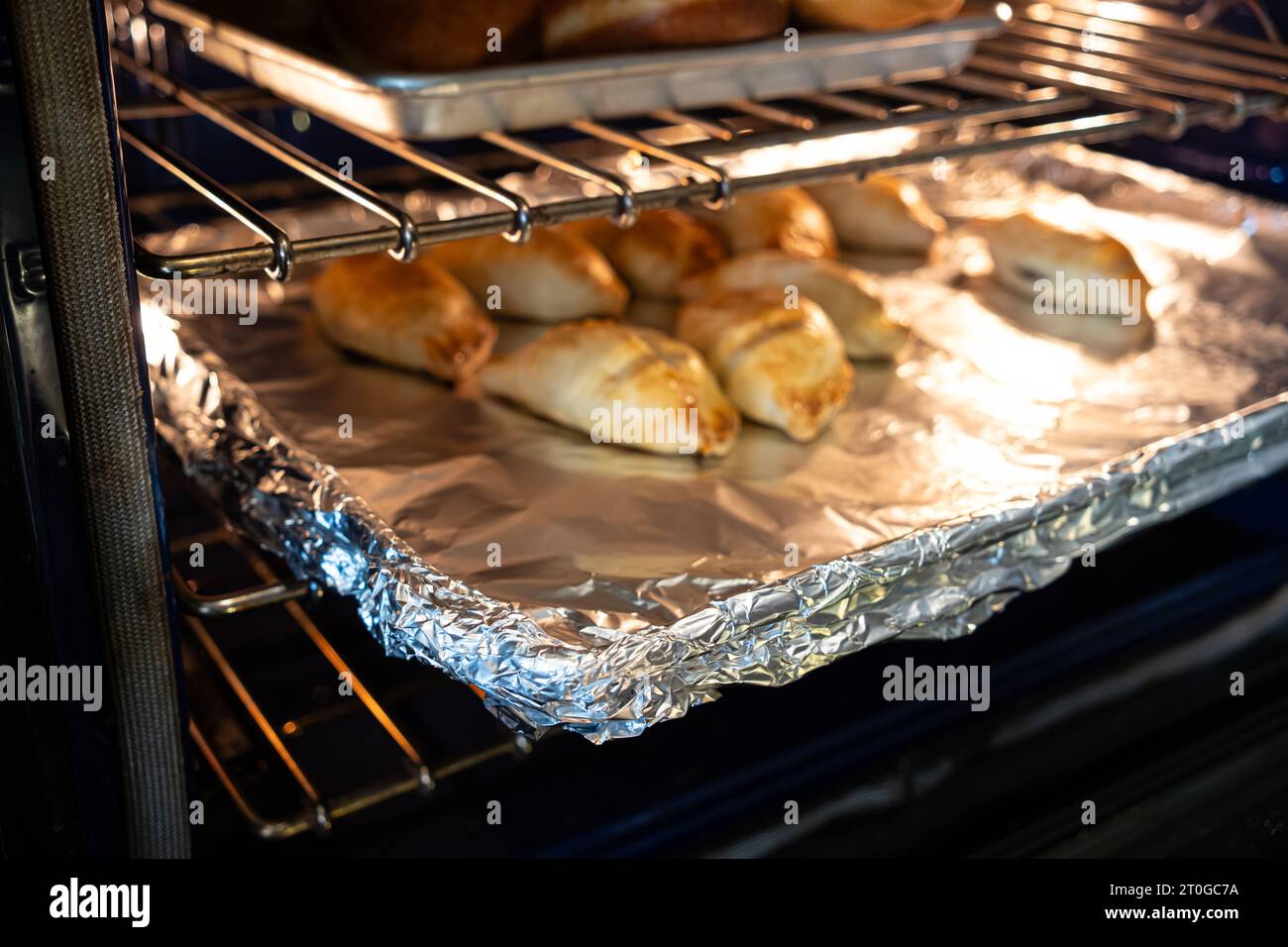 Nigerian Tasty Meat Pies baking in Oven Stock Photo - Alamy