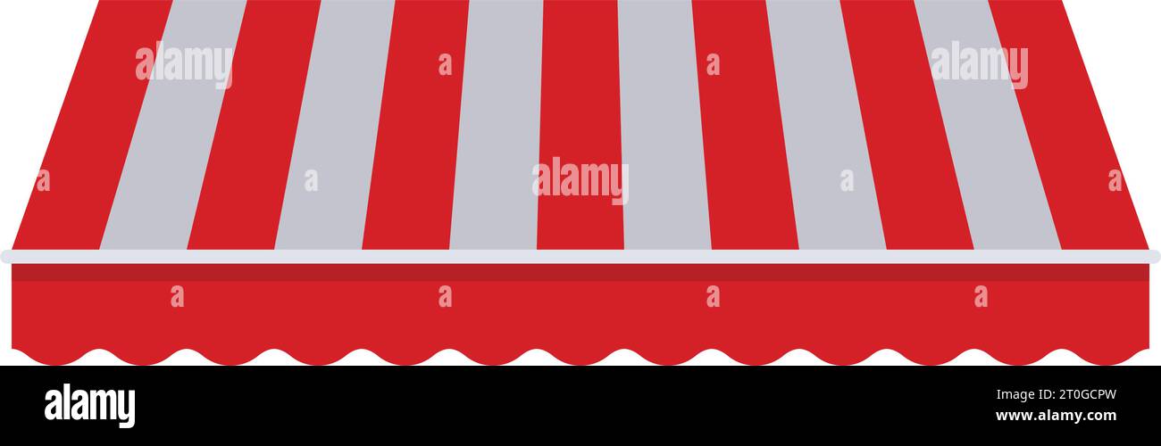 shop canopy striped style Stock Vector Image & Art - Alamy