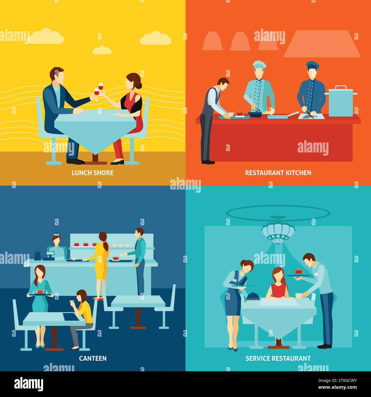 Best restaurant service and fresh food for remote customers 4 flat ...