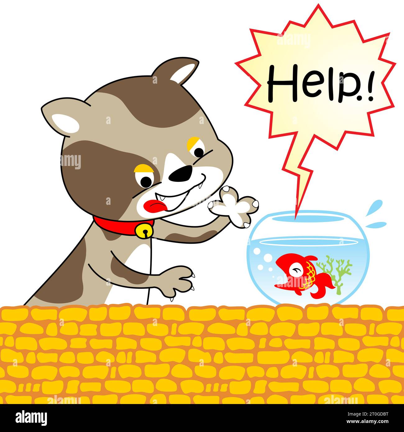 Disturbing water Stock Vector Images - Alamy