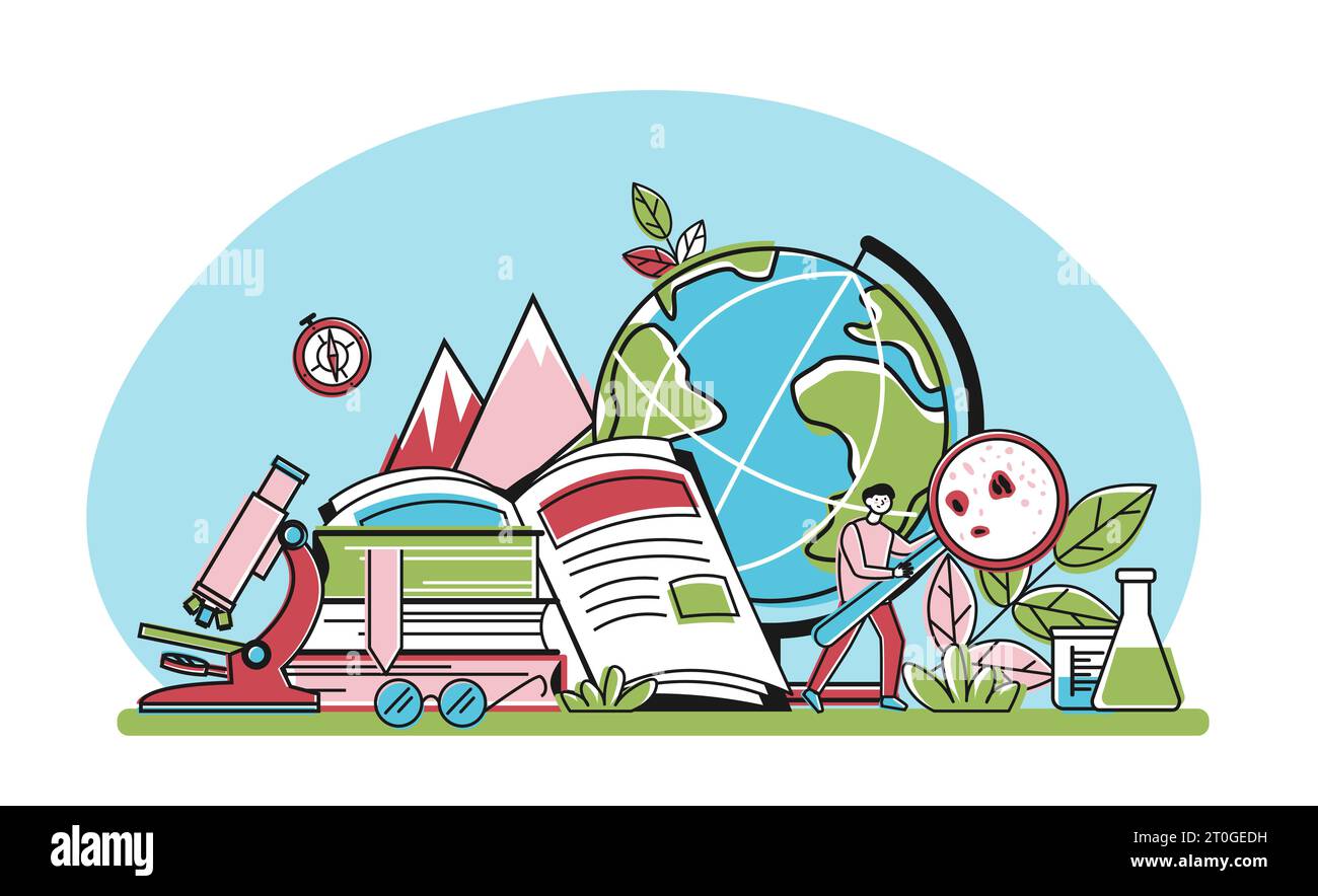 School Education Subject Natural Sciences Round Composition With Images school-education-subject-natural-sciences-round-composition-with-images