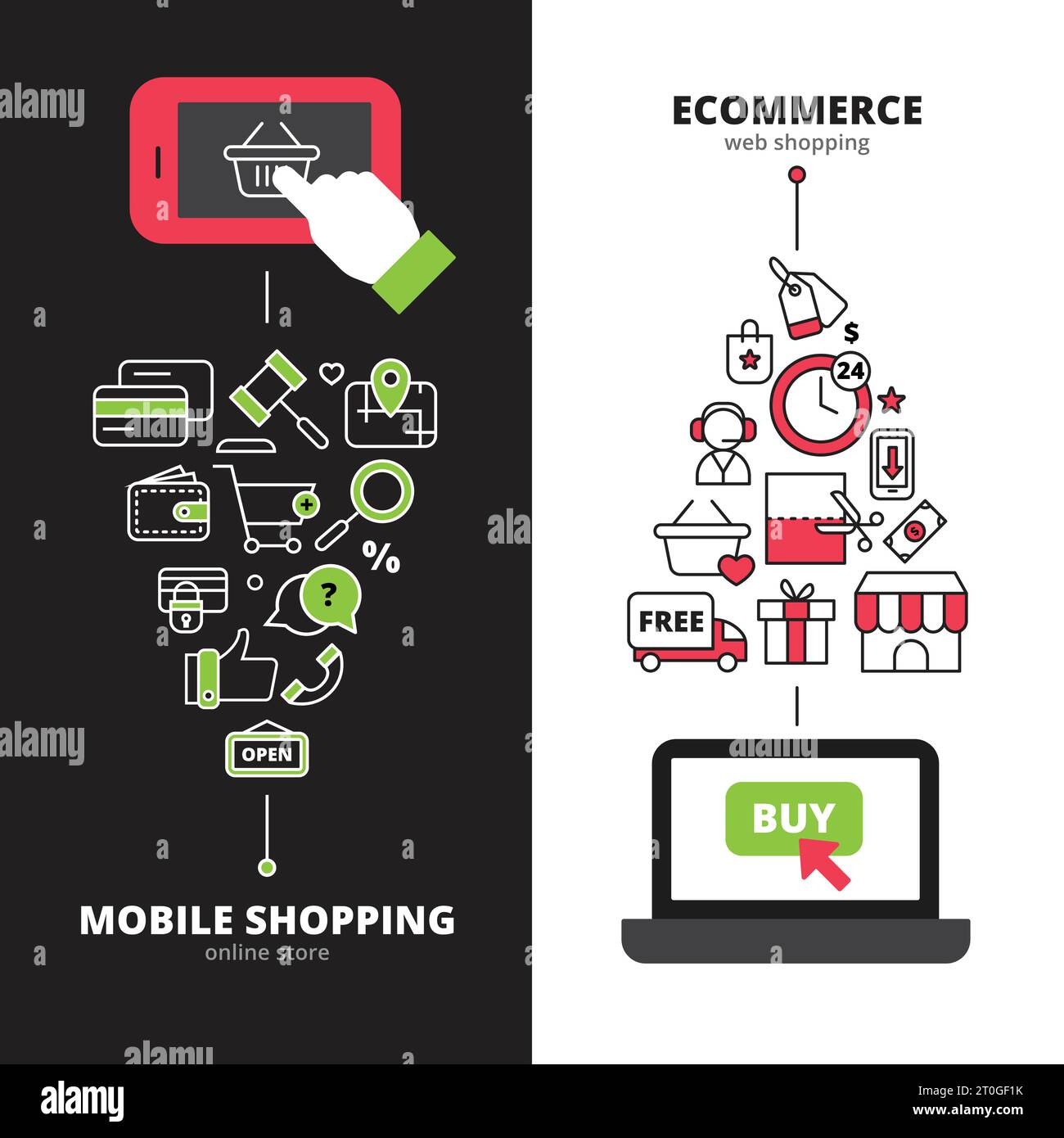 International stores Stock Vector Images - Alamy