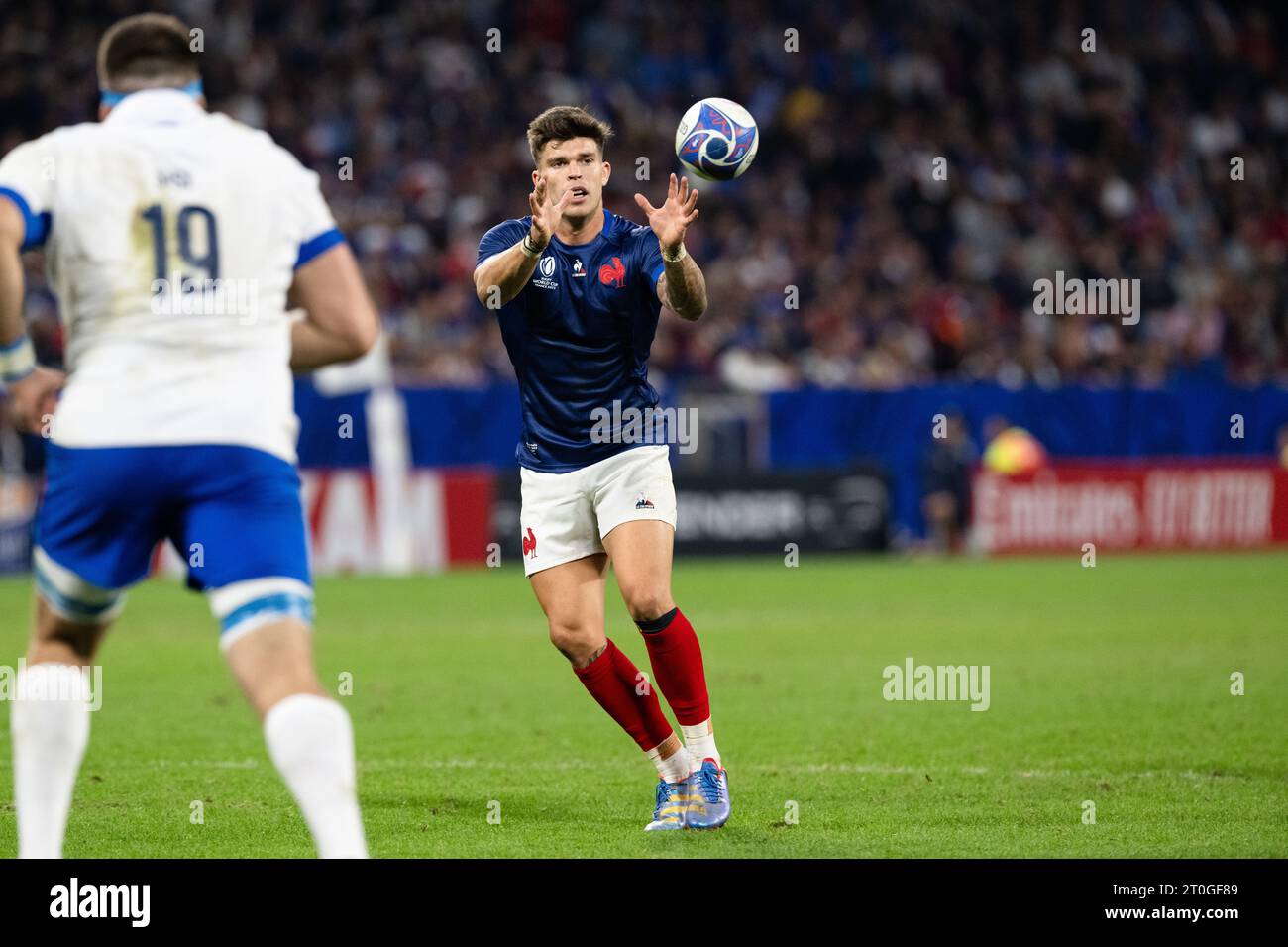 Matthieu Jalibert(FRA) during the 2023 Rugby World Cup Pool A match ...