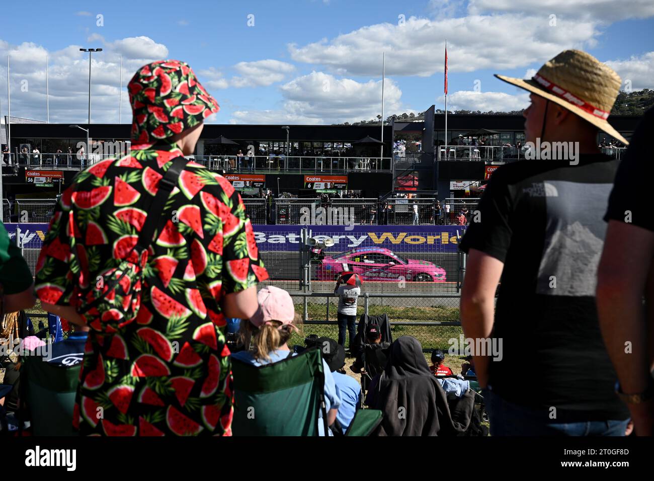 Bathurst, Australia. 07th Oct, 2023. Spectators watch on during the ...