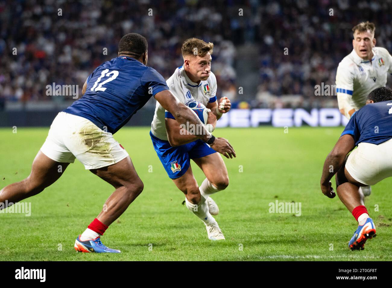 Stephen Varney(ITA) during the 2023 Rugby World Cup Pool A match ...