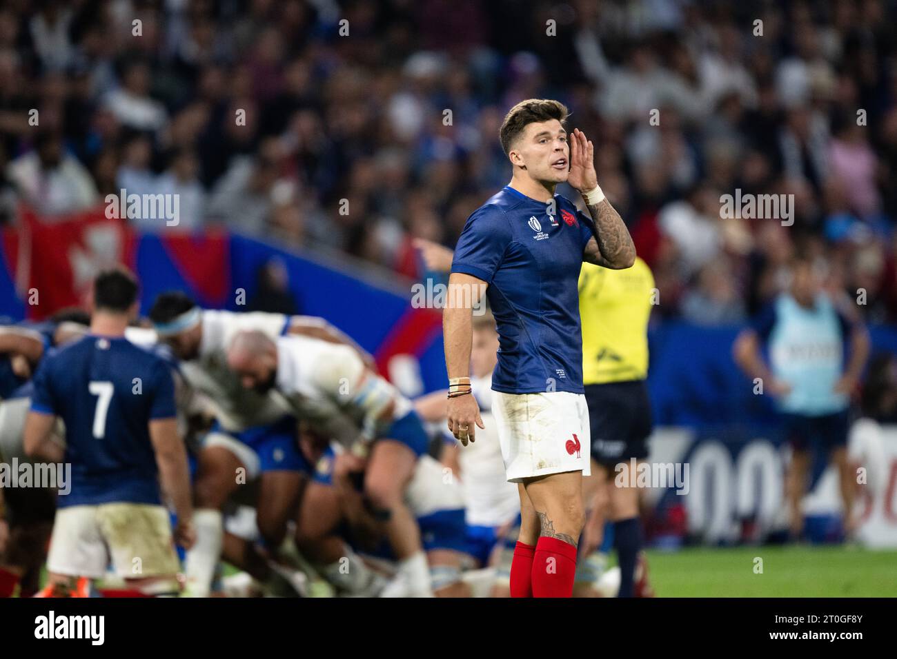 Matthieu Jalibert(FRA) during the 2023 Rugby World Cup Pool A match ...