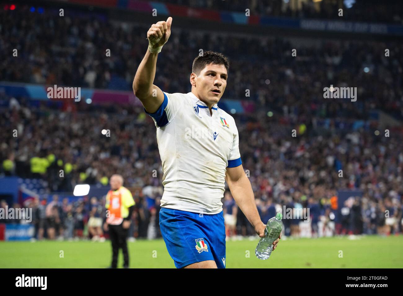 Juan Ignacio Brex(ITA) after the 2023 Rugby World Cup Pool A match ...