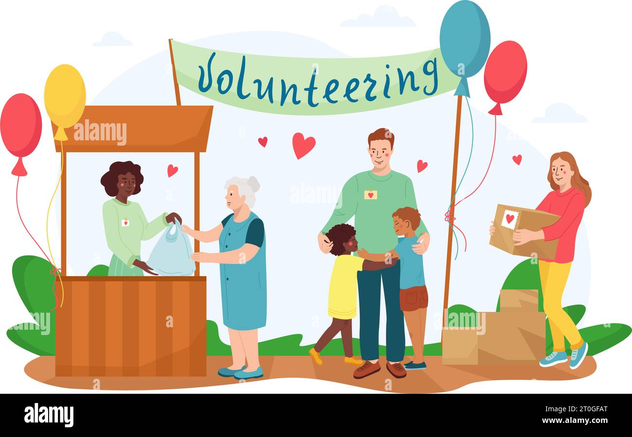 Charity stall Stock Vector Images - Alamy