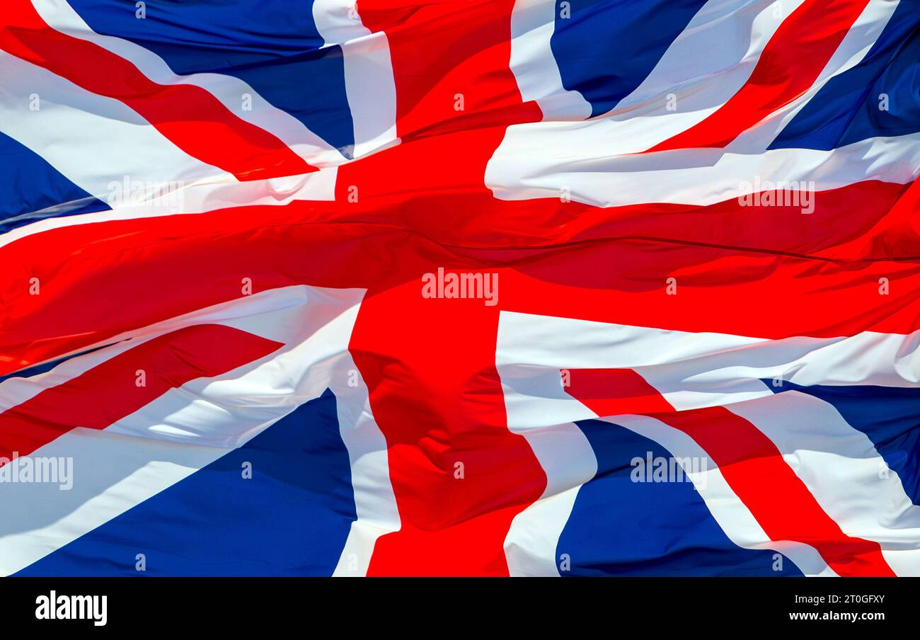 Wavy union jack hi-res stock photography and images - Alamy