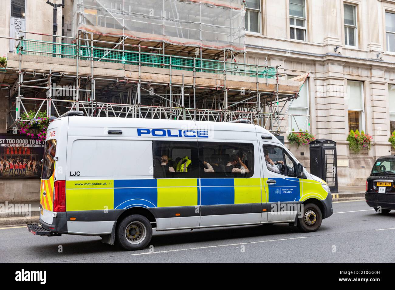 London Metropolitan Police on patrol in Whitehall,Westminster London ...