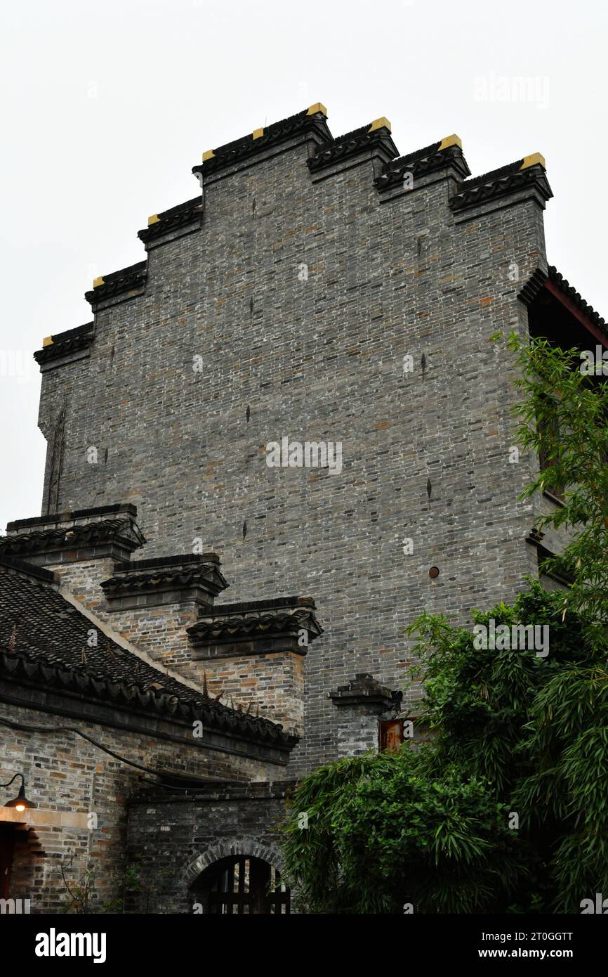 Photo of traditional Chinese architectural style houses Stock Photo - Alamy