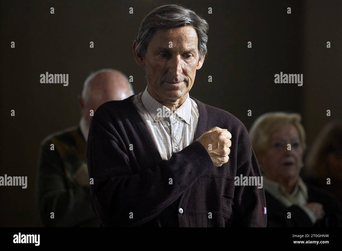 ALBERT PLA in LA MESIAS (2023), directed by JAVIER CALVO and JAVIER AMBROSSI. Credit: Movistar ...