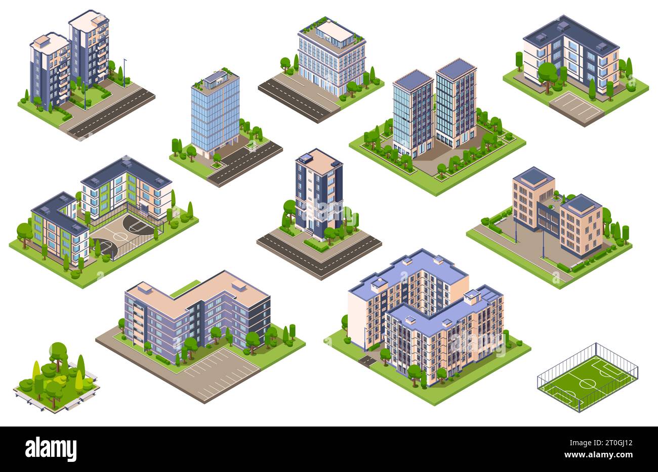 Dormitory blocks Stock Vector Images - Alamy