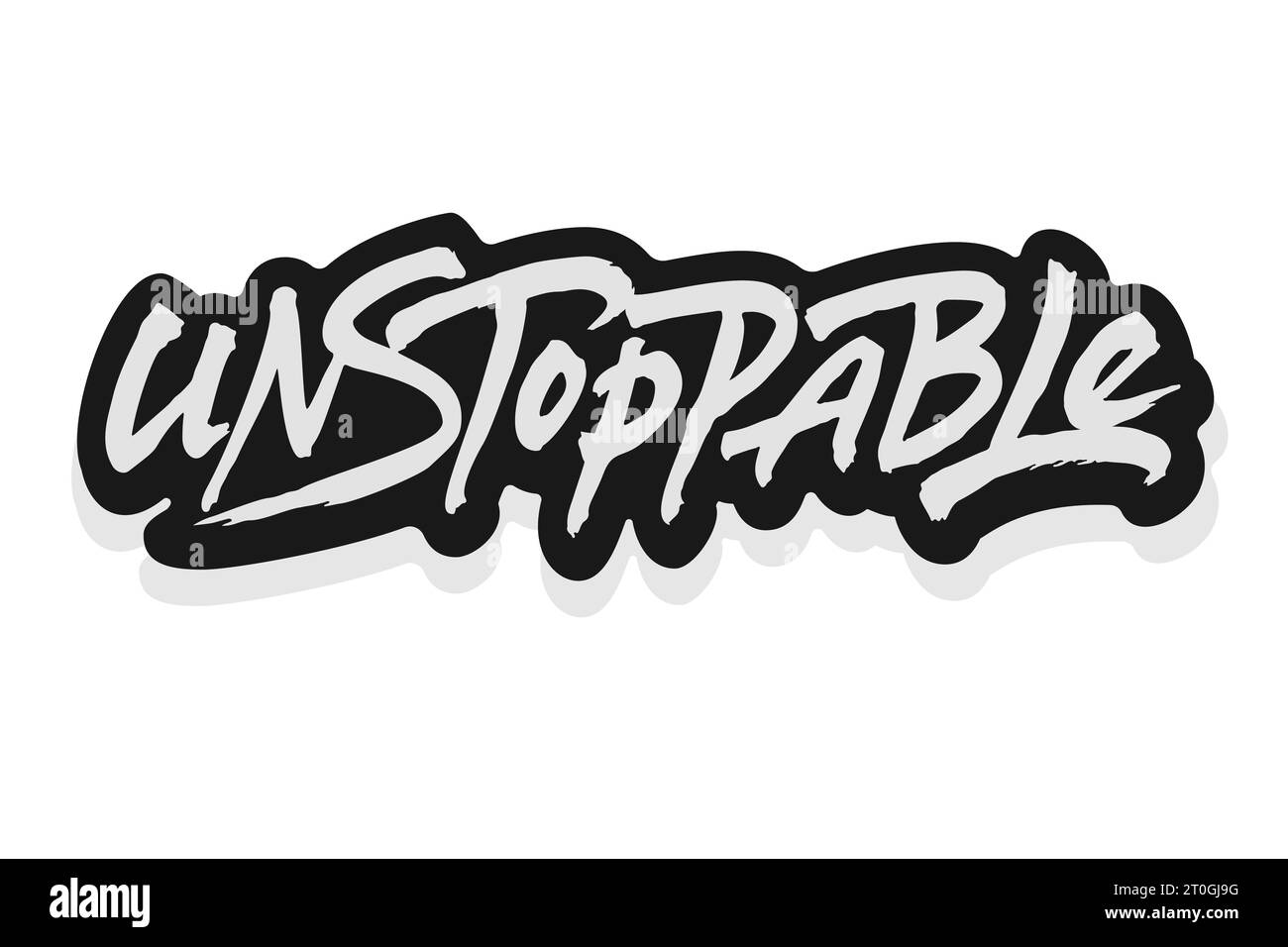 Unstoppable logo design Stock Vector Image & Art - Alamy