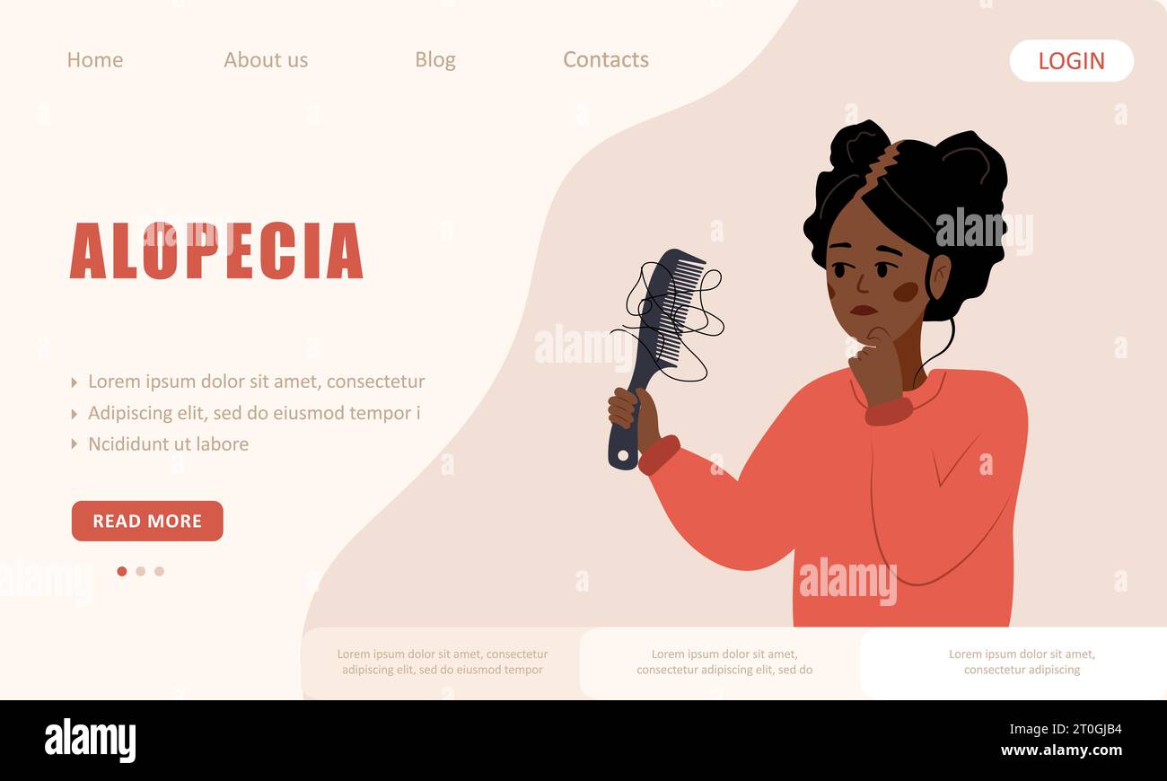 African receding hair Stock Vector Images - Alamy