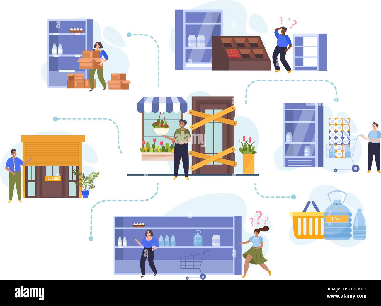 Global shortage Stock Vector Images - Alamy