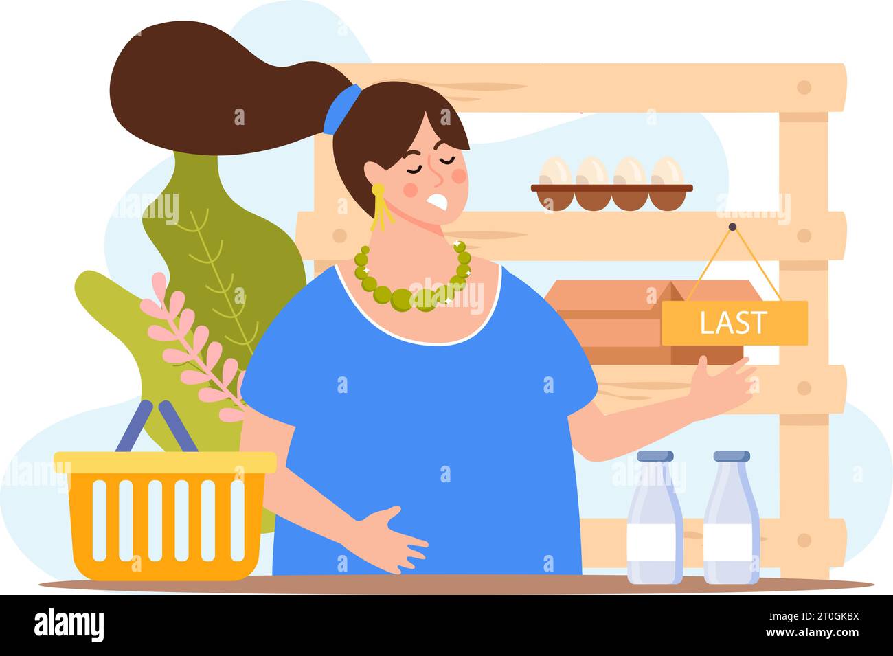 Taking goods to market Stock Vector Images - Alamy