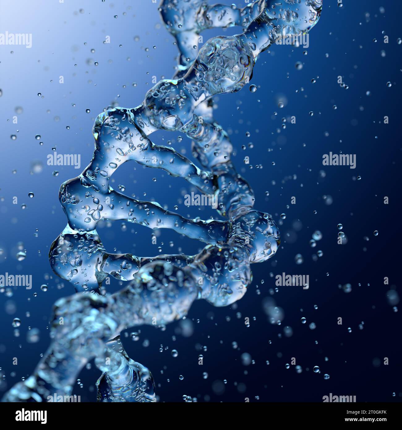 Dna flowing water liquid hi-res stock photography and images - Alamy