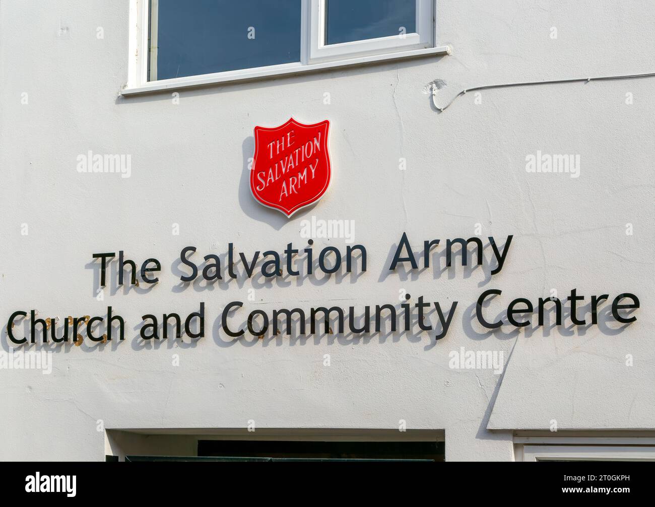 Signs for the Salvation Army church and community centre, Woodbridge ...