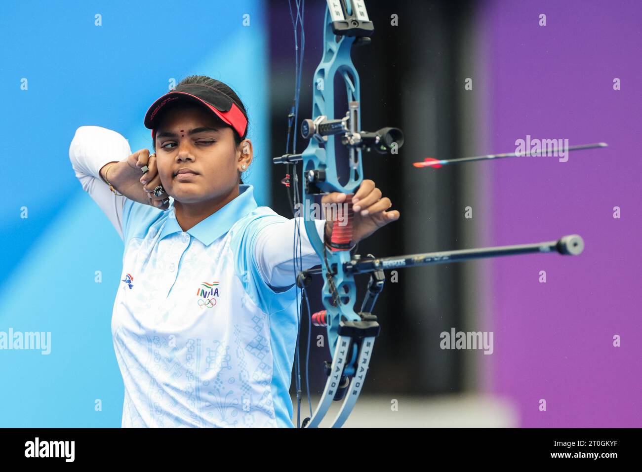 Hangzhou, China's Zhejiang Province. 7th Oct, 2023. Jyothi Surekha ...