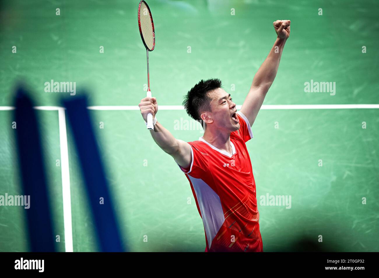 Hangzhou, China's Zhejiang Province. 7th Oct, 2023. Zheng Siwei of ...