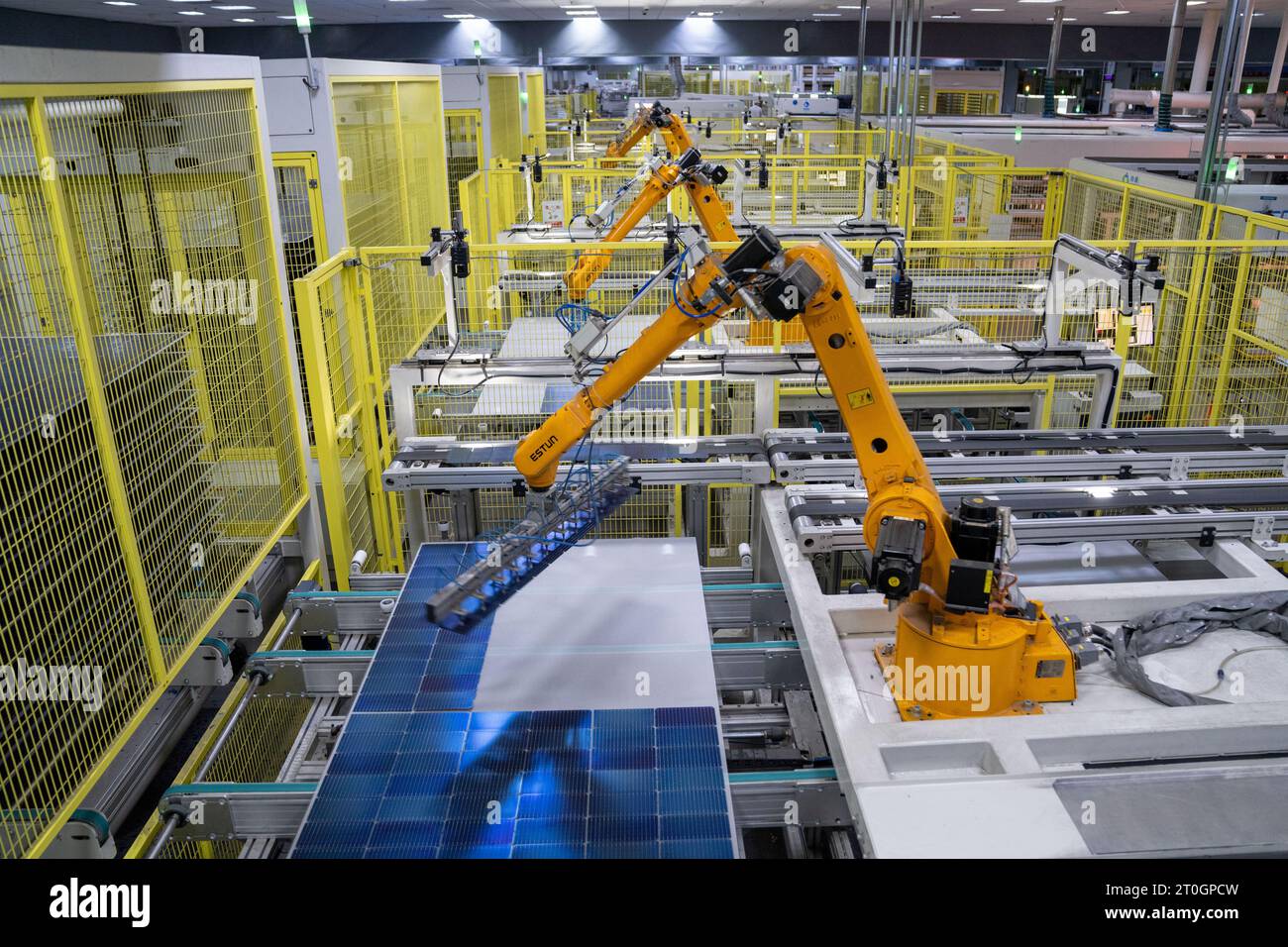 A robot solar photovoltaic cells hi-res stock photography and images ...