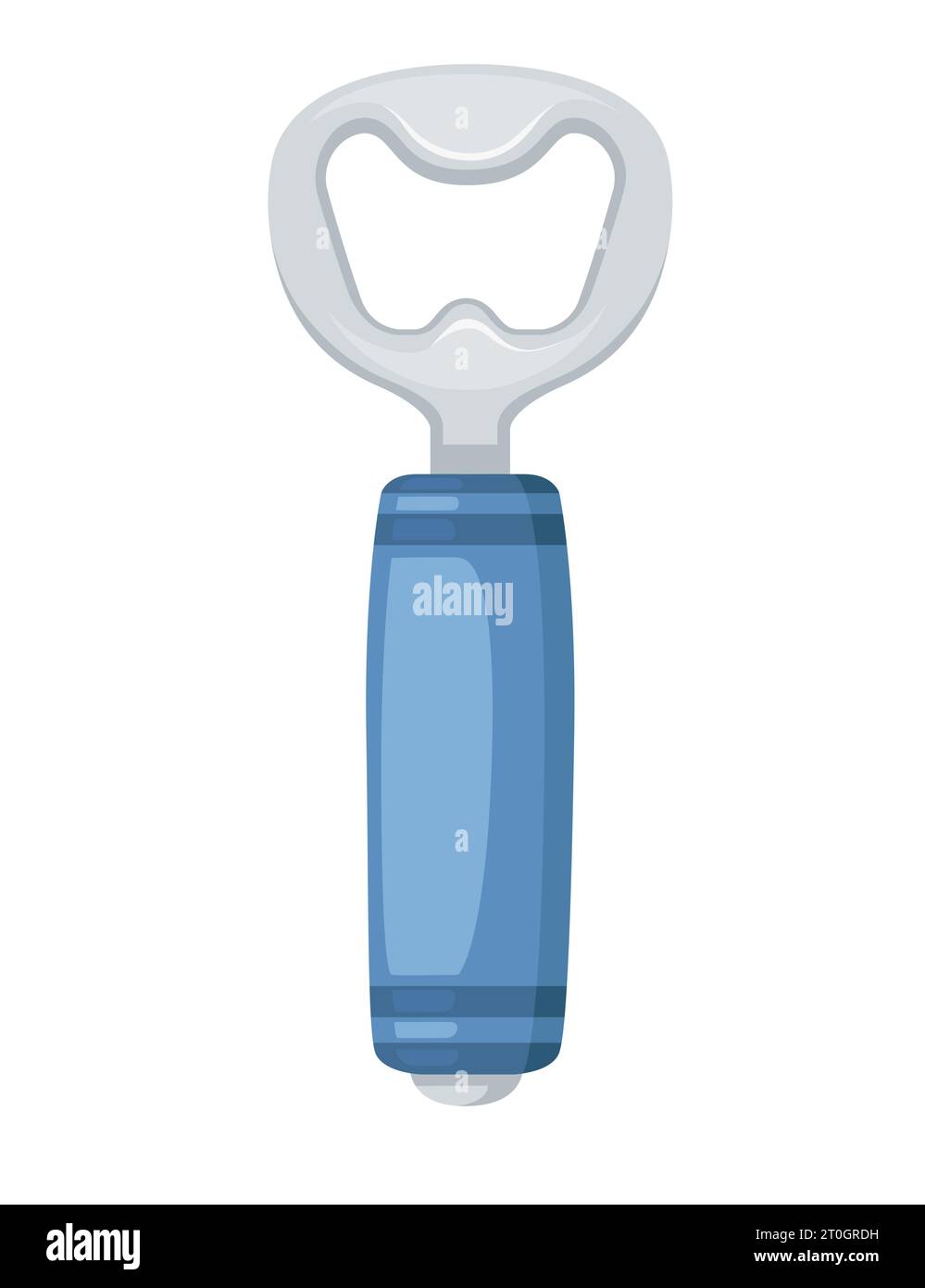 Old classic opener for beer bottles with plastic handle vector ...