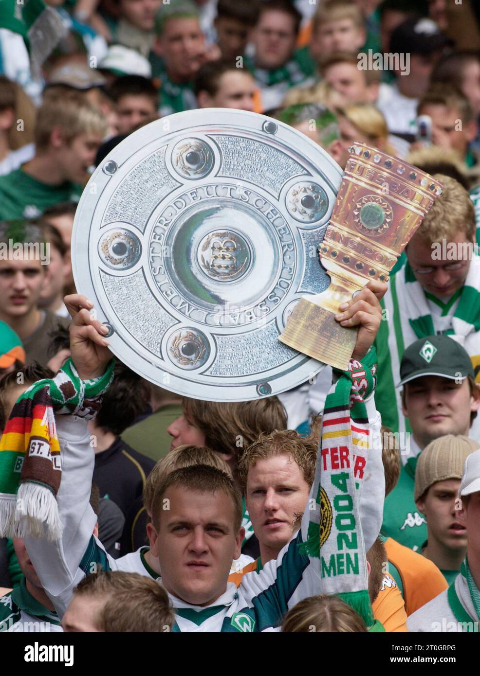 Weser-Stadion Bremen Germany 15.05.2004, Football: Bundesliga season ...