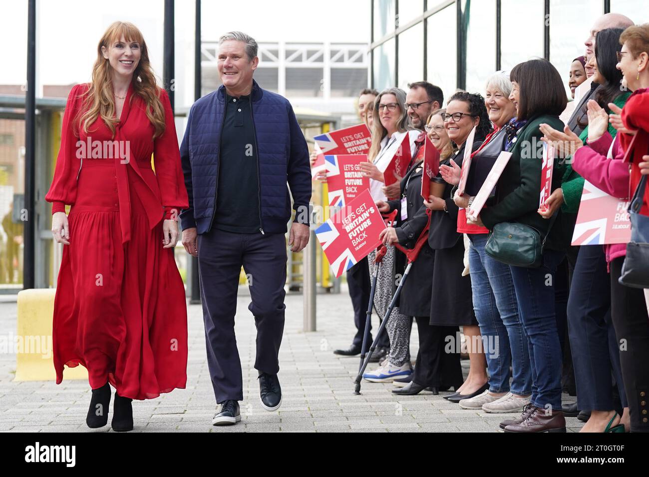 Deputy Labour leader Angela Rayner and Labour Party Party leader Sir ...