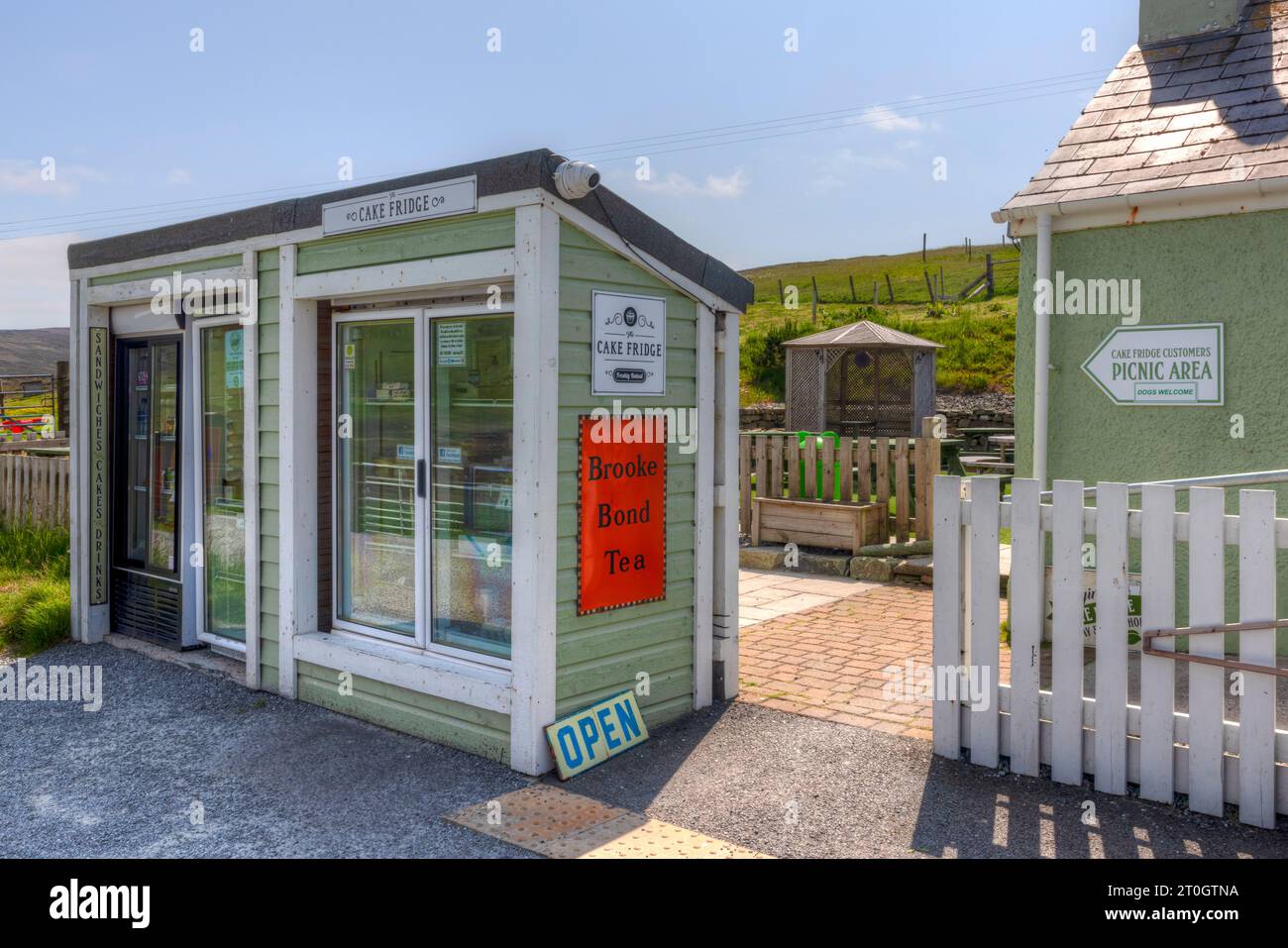 The Cake Fridge in Bixter, Shetlands, which works with an honesty box ...