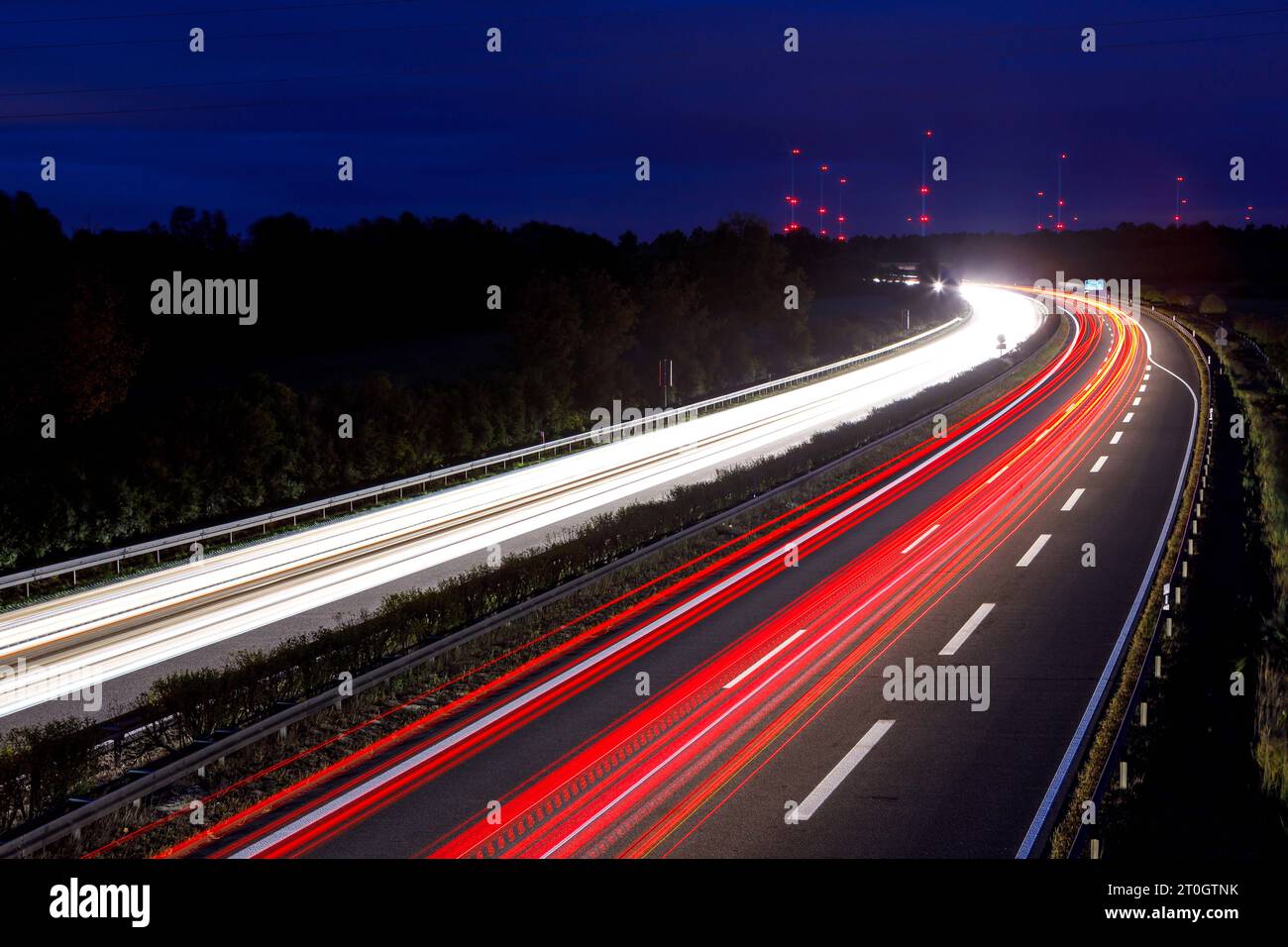 Symbolfoto Autobahn DEU/Deutschland/Brandenburg/Freienhufen, 06.10.2023 ...