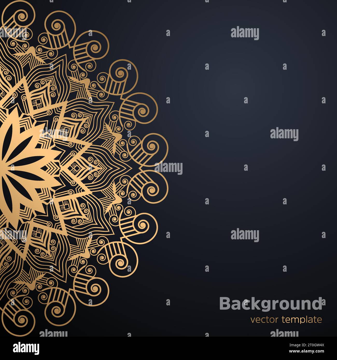 Gold decorative features Stock Vector Images - Alamy