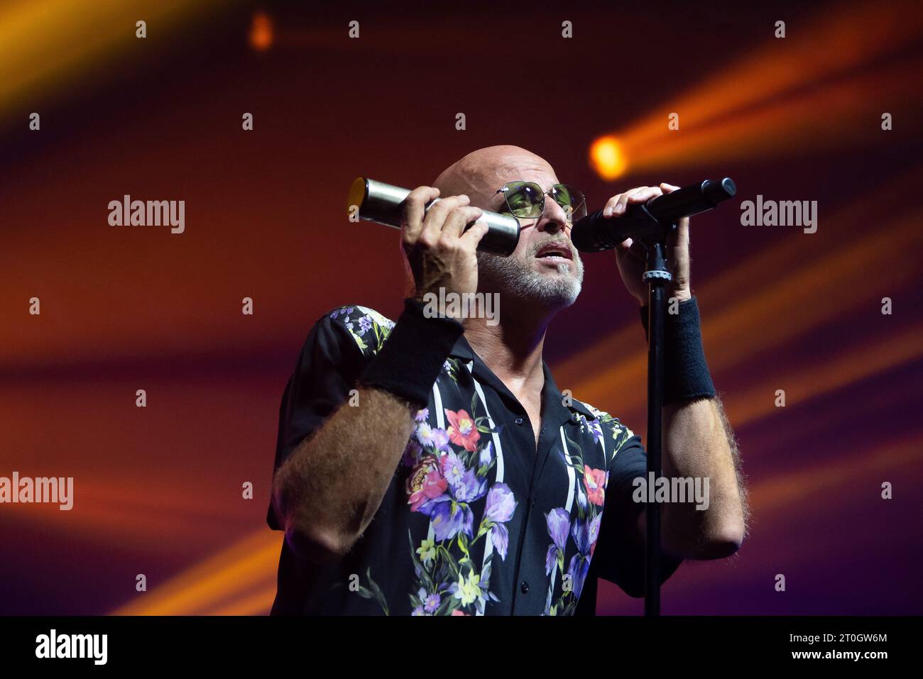 Naples, Salerno, Italy. 6th Oct, 2023. Pau aka Paolo Bruni perform ...