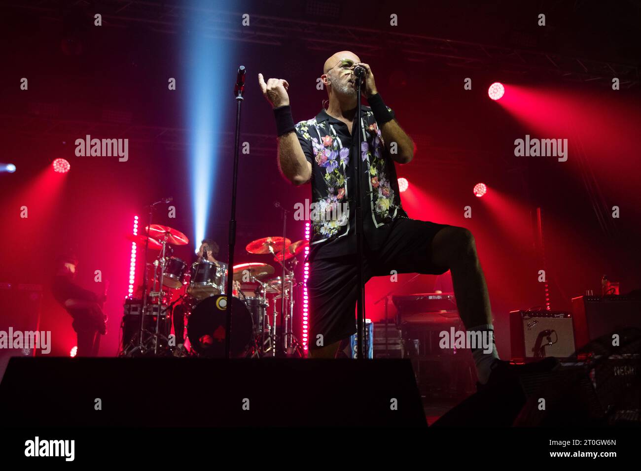 Naples, Salerno, Italy. 6th Oct, 2023. Pau aka Paolo Bruni perform ...