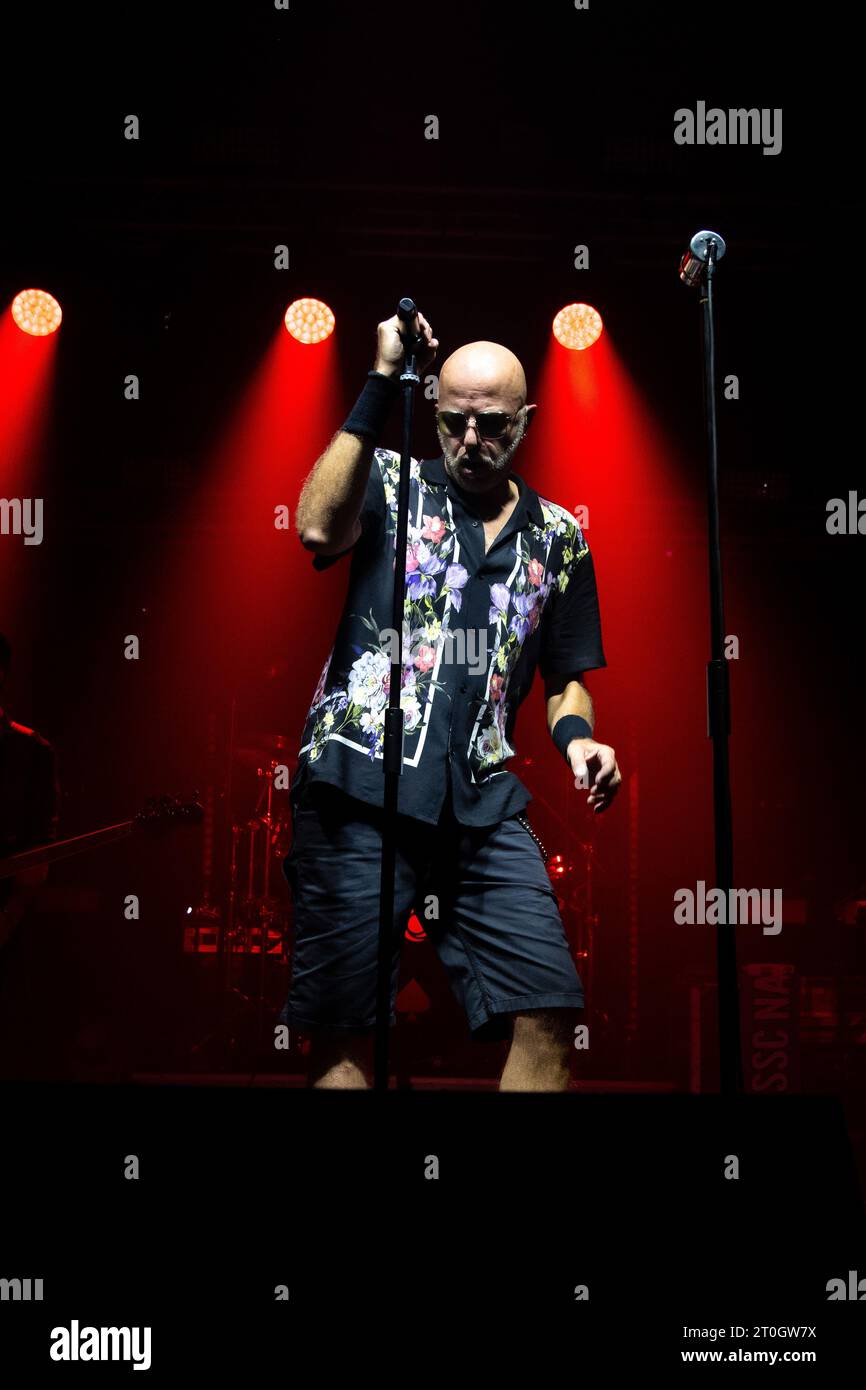 Naples, Salerno, Italy. 6th Oct, 2023. Pau aka Paolo Bruni perform ...