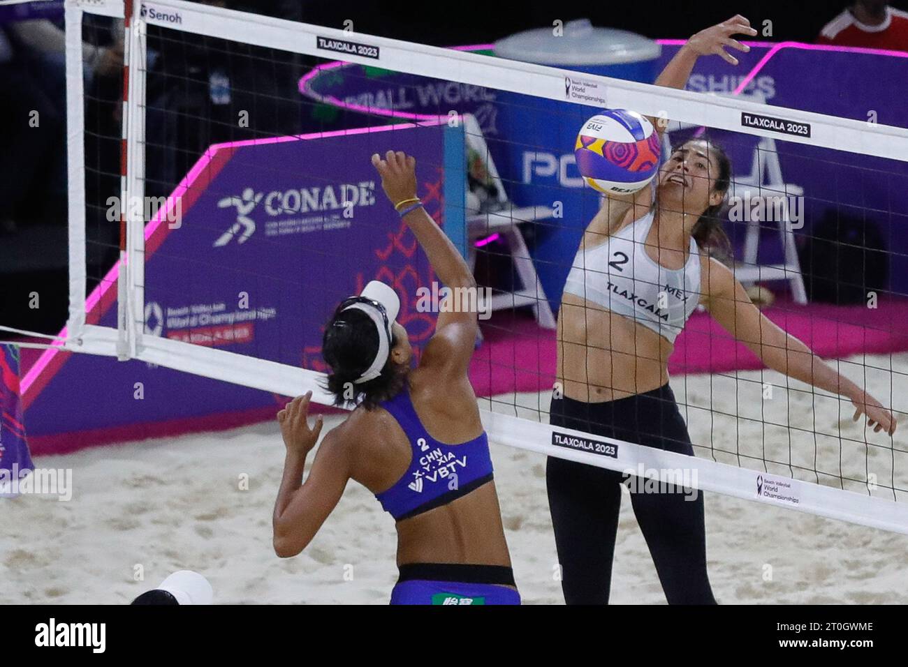 Tlaxcala, Mexico. 6th Oct, 2023. Ivanna Rivera of Mexico in action ...