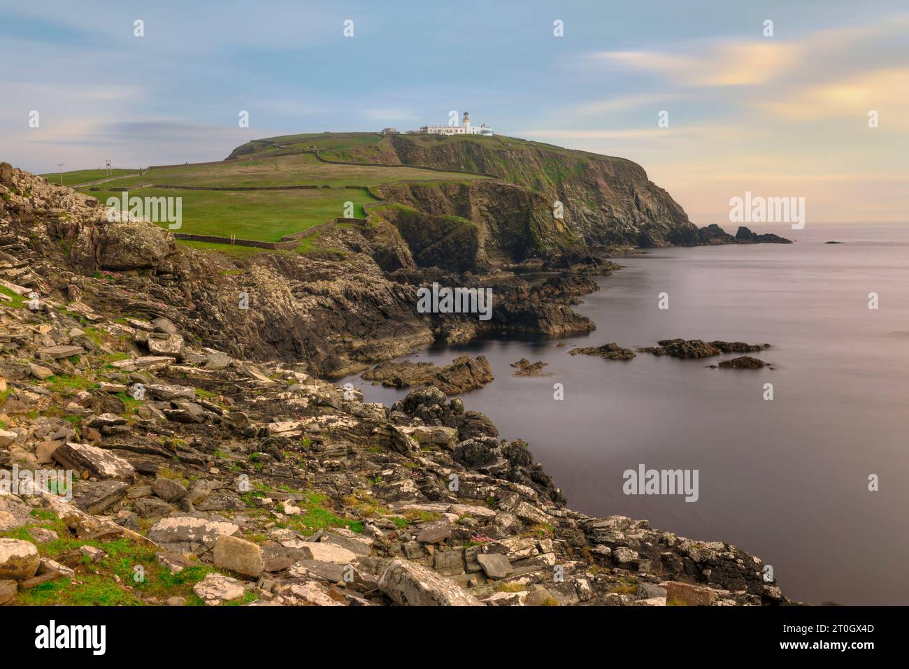 Sumburgh Head is a headland located at the southern tip of the Shetland ...