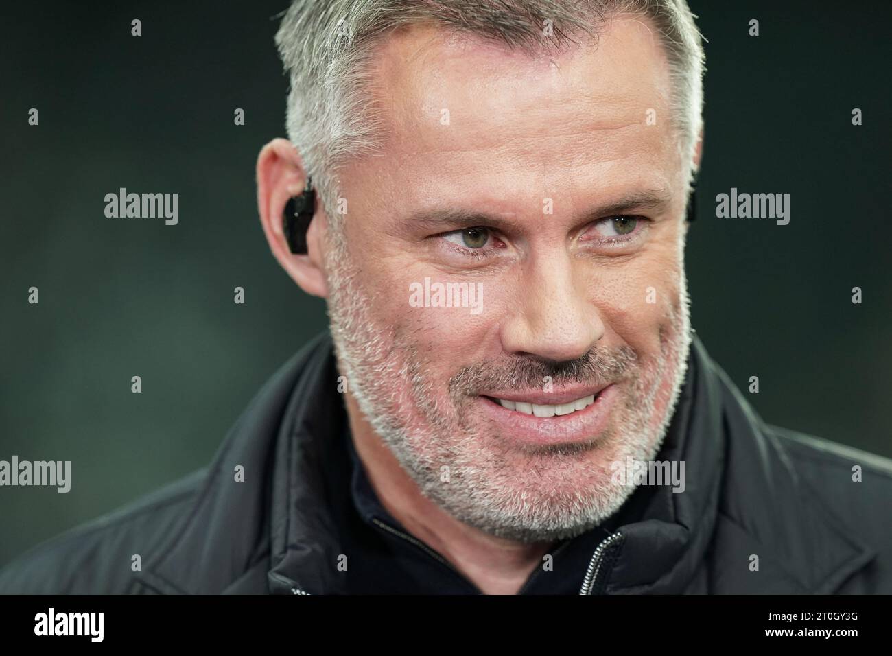 Newcastle, UK. 04th Oct, 2023. Former footballer Jamie Carragher during ...