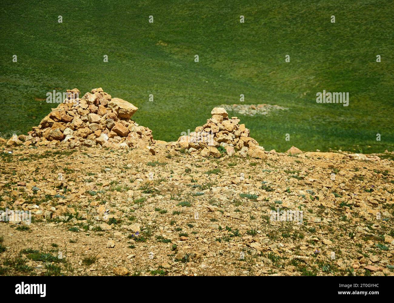 Moldo-Ashuu pass district of Son-Kul Region in western Kyrgyzstan Stock ...