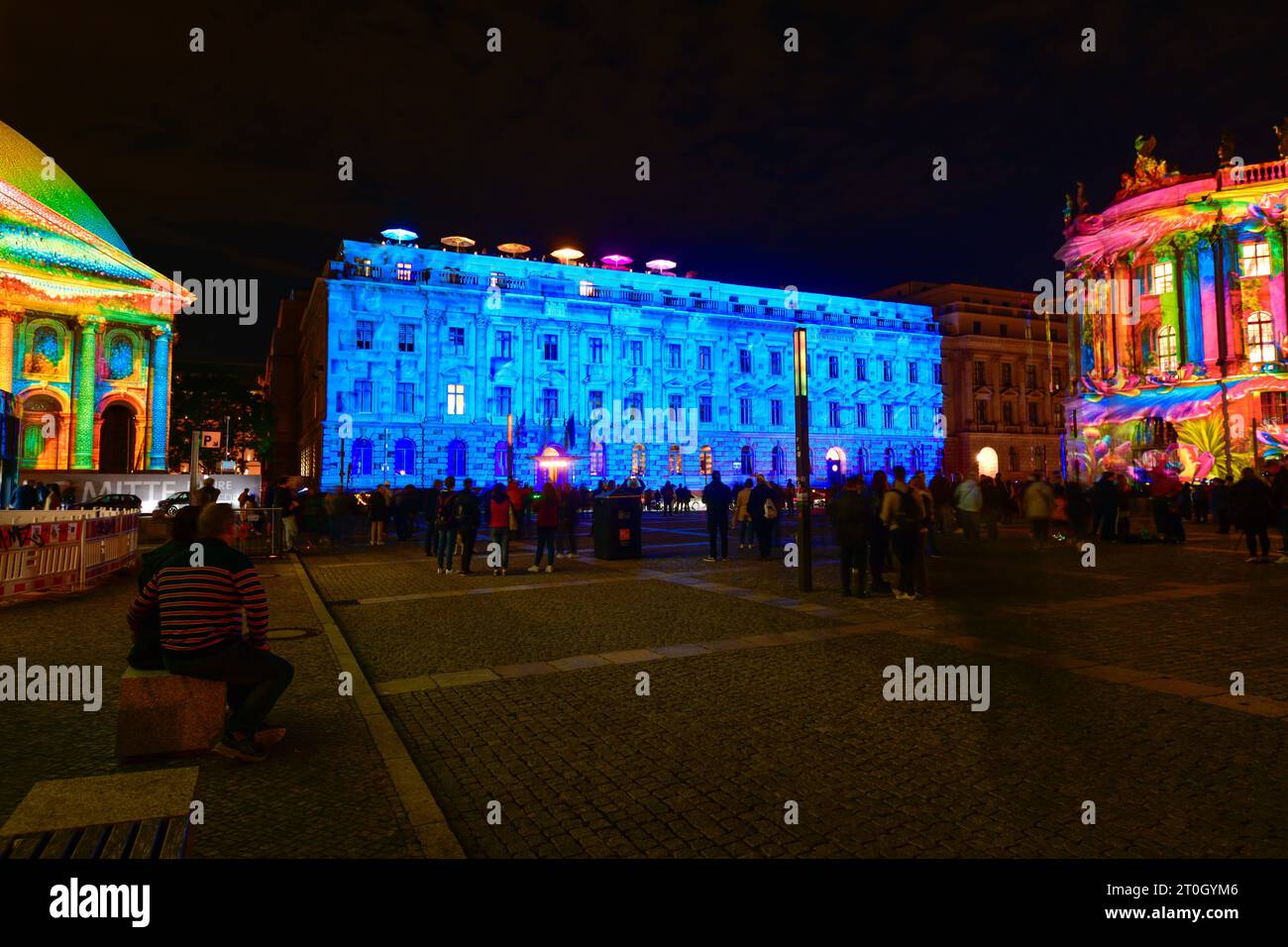 Festival of Lights 2023 Blick am 6. Oktober 2023 auf das beleuchtete ...
