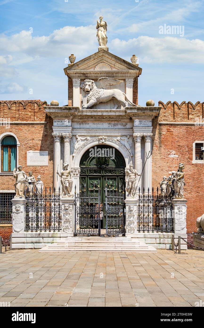 View of the Victoriae navalis monimentum and the ancient greek statue ...